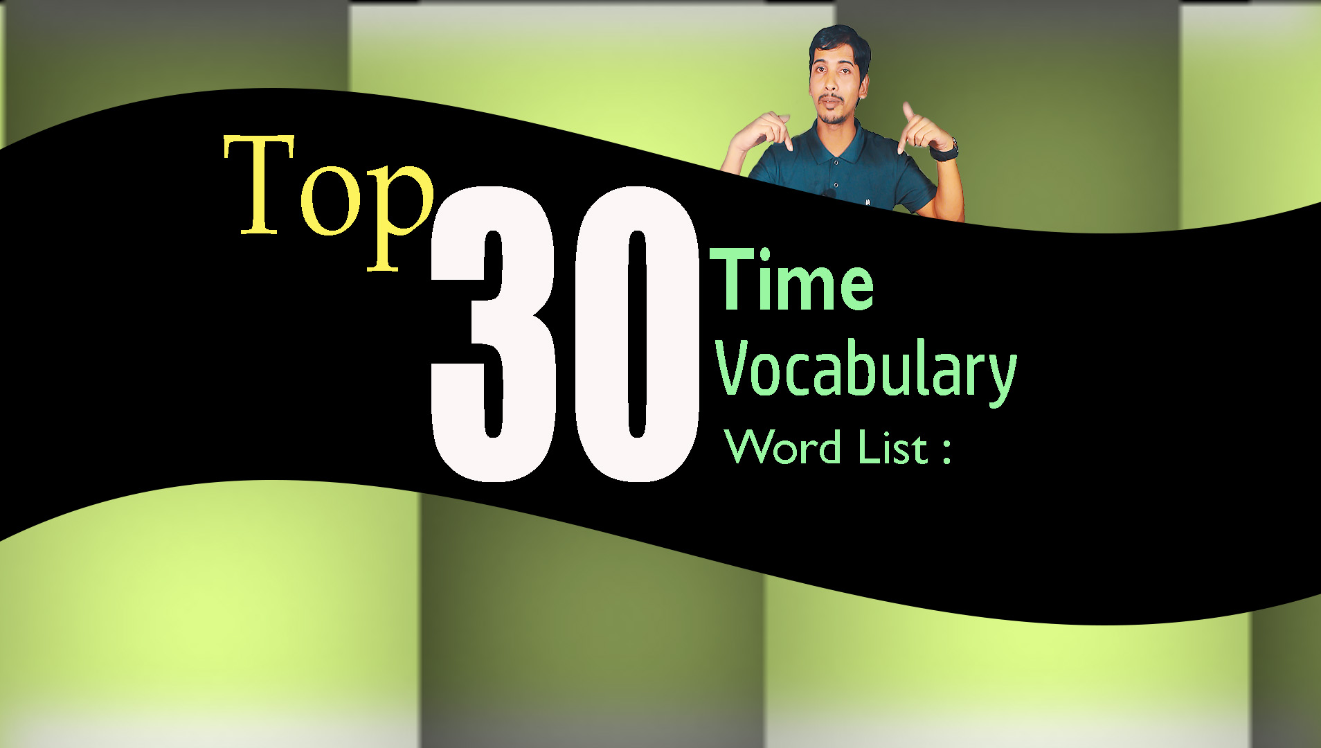 Top 30 Time Vocabulary Word List | Faysal's Education Counsel